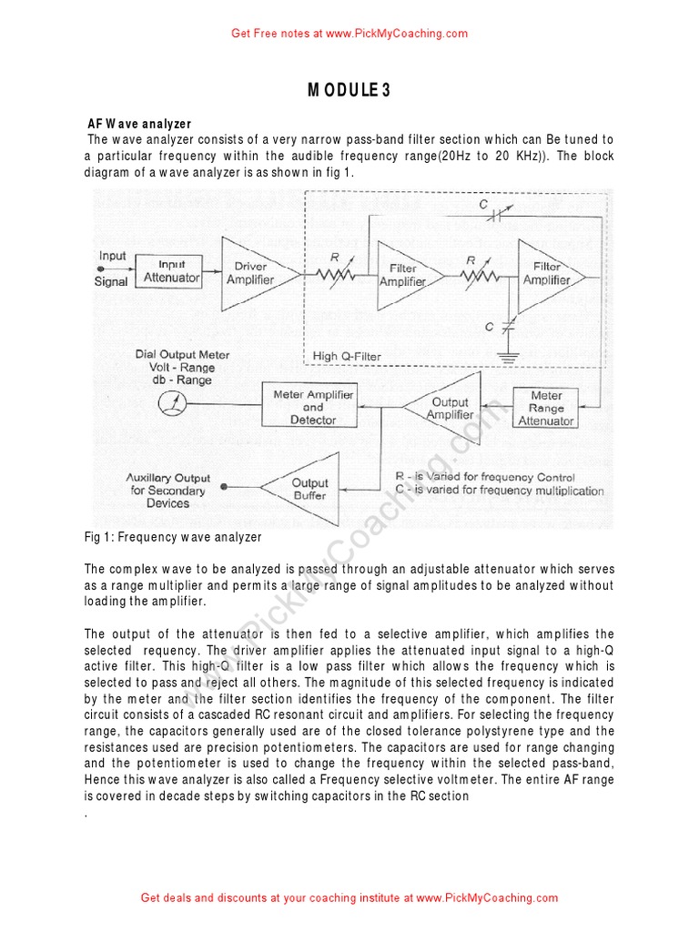 AF Wave Analyzer | Download Free PDF | Analog To Digital Converter ...