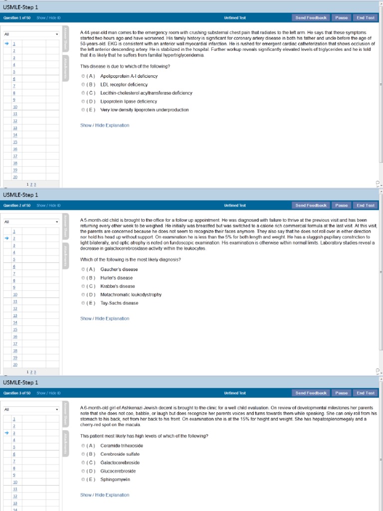 NBME SUBJECT TEST MCQ - BIOCHEMISTRY 2 OF 5 (QUESTIONS)