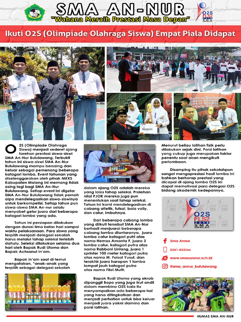 Buletin - Lomba O2S | PDF