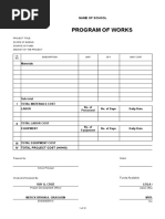 Sample Template Work and Financial Plan (WFP) 2023 | PDF | Welfare