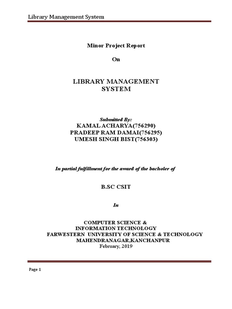 Library Management System Mini Project | PDF | Html Element | Cascading ... Library Management System Mini Project | PDF | Html Element | Cascading ...