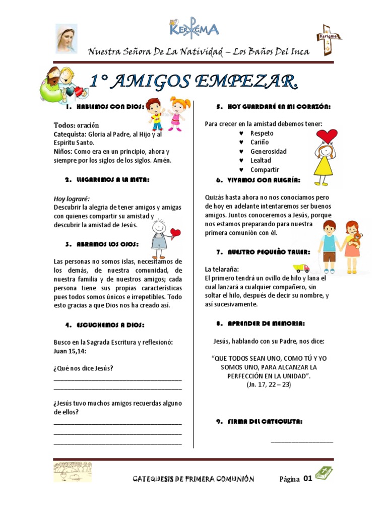 Folleto Kerigma 2018 | PDF | María, madre de Jesús | eucaristía