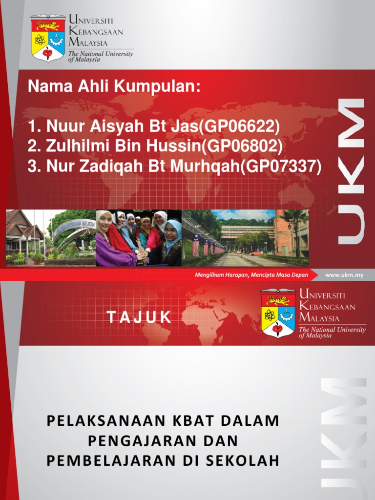 UKM PPT Official Template | PDF