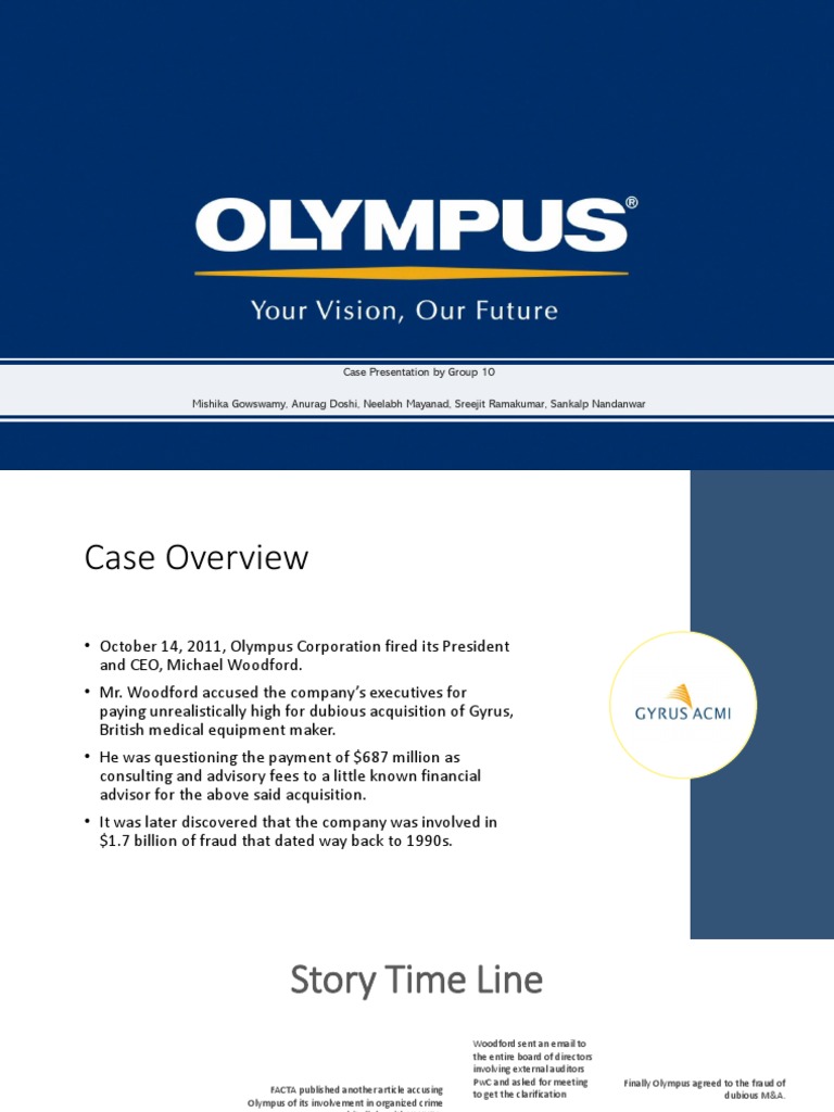 Olympus Scandal: Governance Failures | PDF | Debits And Credits | Board ...