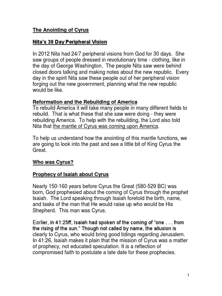 The Anointing of Cyrus | PDF | Cyrus The Great | Europe Travel