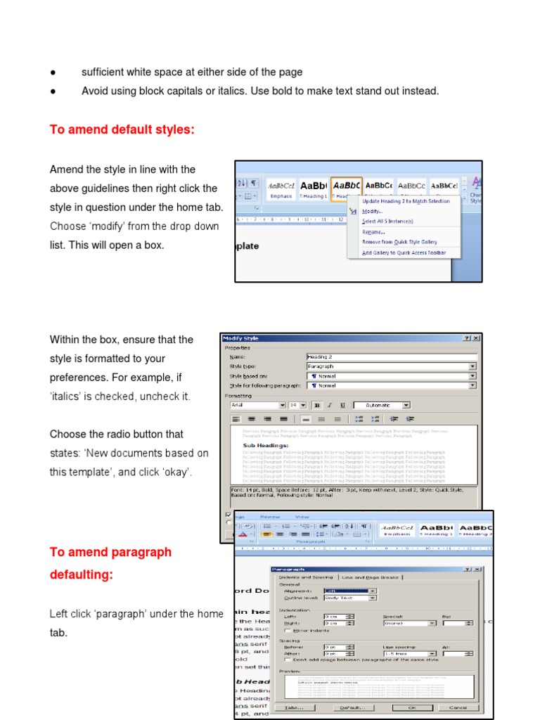 Word Template | PDF | Typefaces | Printing