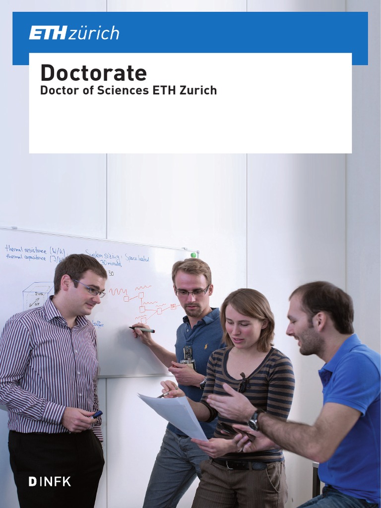 Doctorate: Doctor of Sciences ETH Zurich | PDF | Doctor Of Philosophy ...