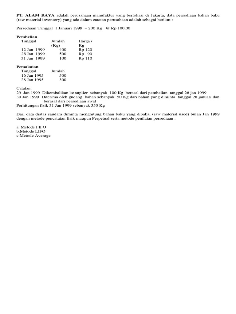 Soal2 Akt Biaya | PDF