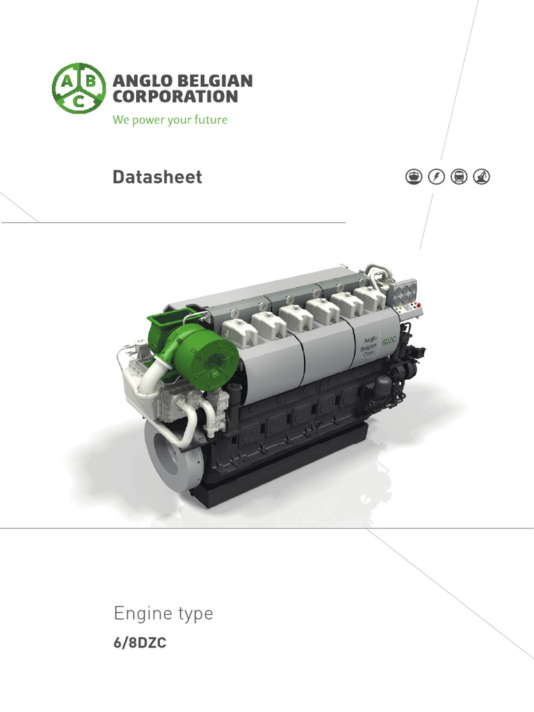 Data Sheet 6 8DZC | PDF | Diesel Engine | Engines