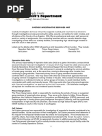 LASD - Custody Division | PDF | Prison | Sheriffs In The United States