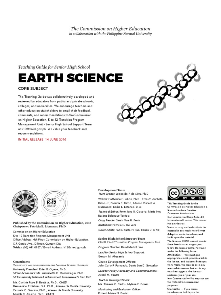 TG SHS Earth Science | PDF | Universe | Nuclear Fusion