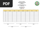 Contestant Tabulation Sheet PDF | PDF