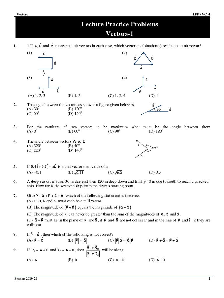 Vectors 1 | PDF | Euclidean Vector | Linear Algebra