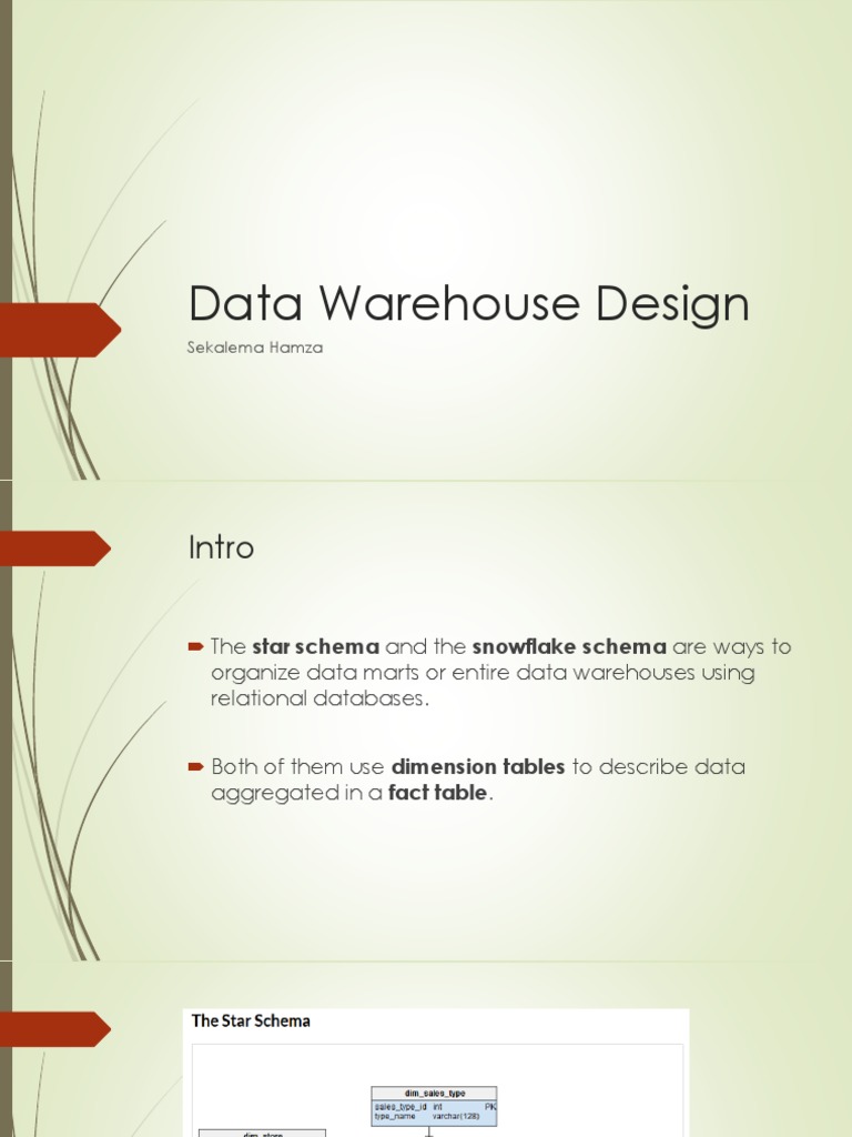 Data Warehouse Design Lecture2 | PDF | Data Warehouse | Information Technology