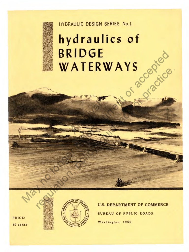 Hydraulic Design For Bridges | PDF | Hydrology | Geomorphology
