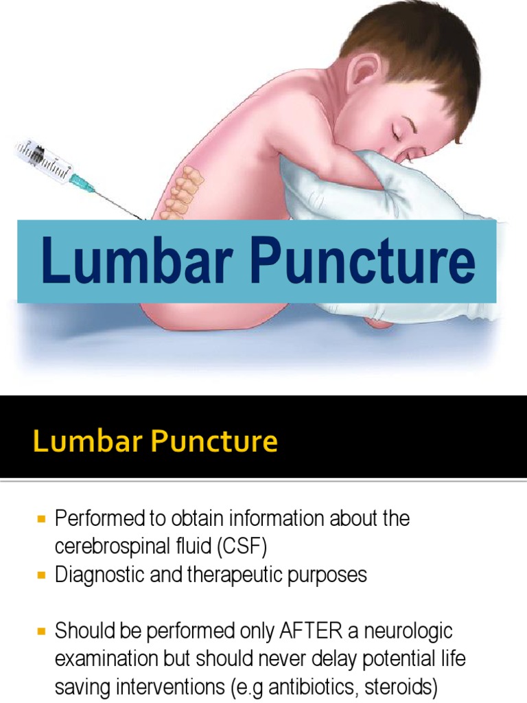 Lumbar Puncture | PDF | Cerebrospinal Fluid | Neurology