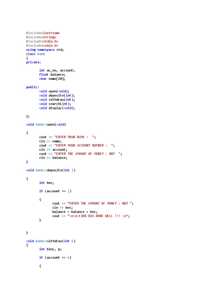 Project Pdf Banking Business