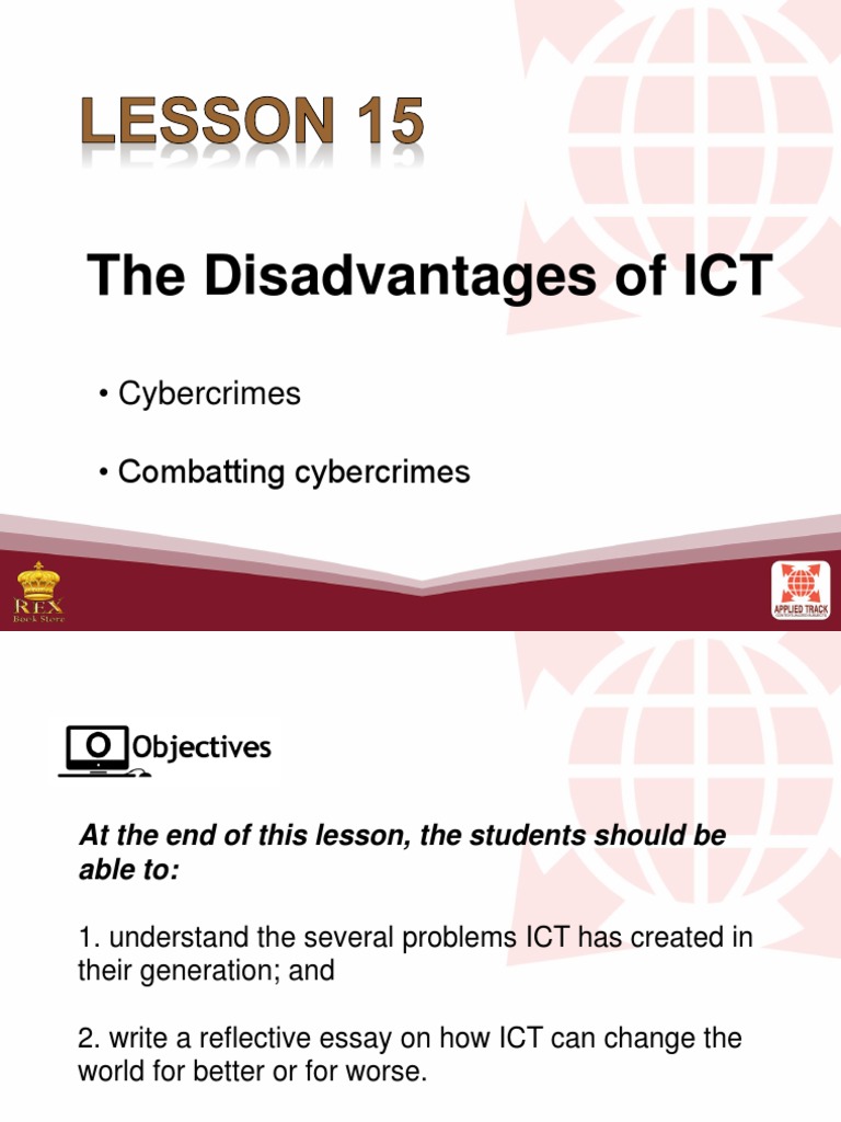 15 The Disadvantages of ICT | PDF | Copyright Infringement | Cybercrime