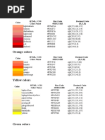 LaTeX Color Definitions | PDF | Rgb Color Model | Cyan