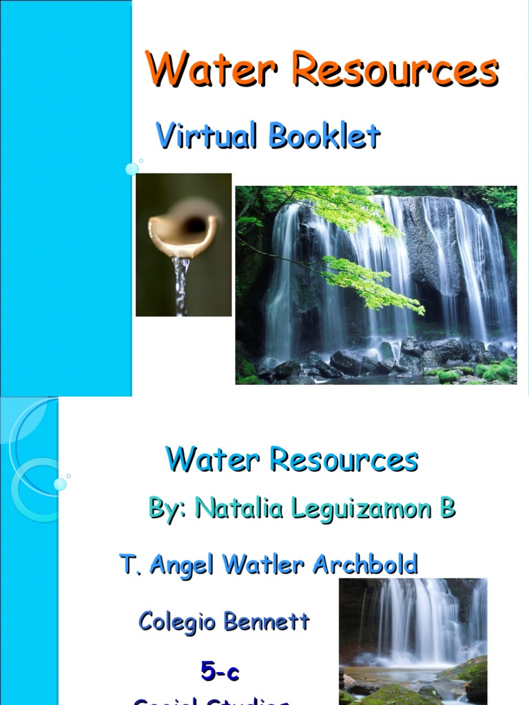 Water Resources | PDF | Groundwater | Water Resources
