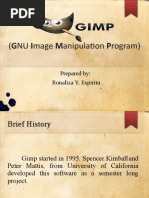 A Brief History of GIMP | PDF | Free Software | Software Development