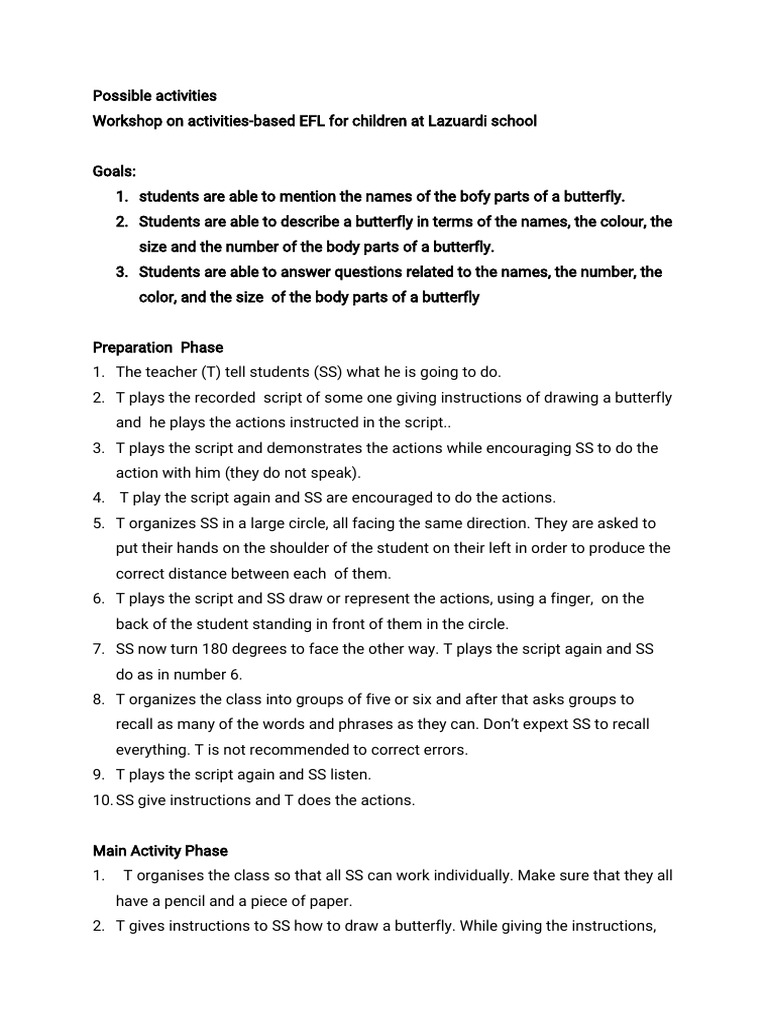 Contoh Teaching Scenario | PDF