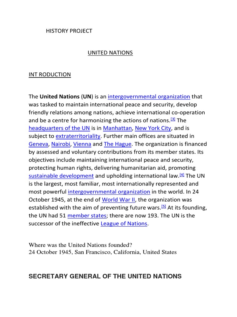 The Founding of the United Nations: An In-Depth Look at its Origins ...