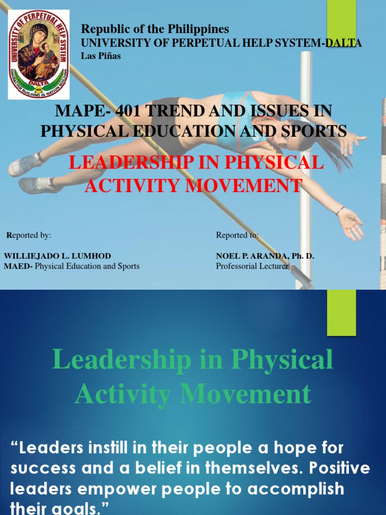 Leadership in Physical Activity Movement Final | PDF | Physical ...