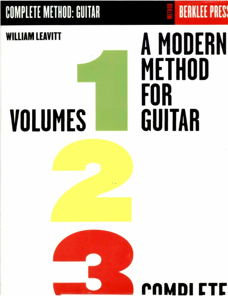 A Modern Method For Guitar Vol 1 | PDF | Scale (Music) | Chord (Music)