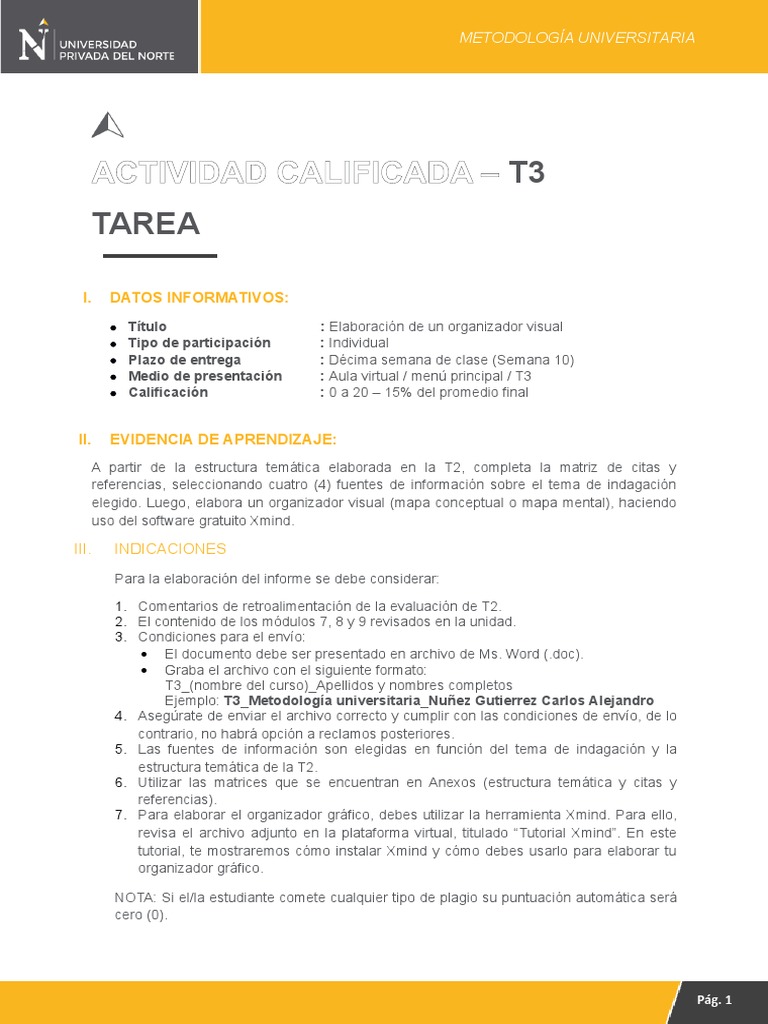 Trabajo t3 de Metuni | PDF | Estilo apa | Matriz (Matemáticas)