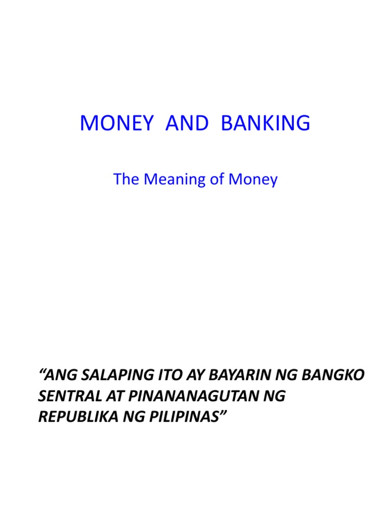 BSP & Money Notes 9 | PDF | Money Supply | Reserve Requirement