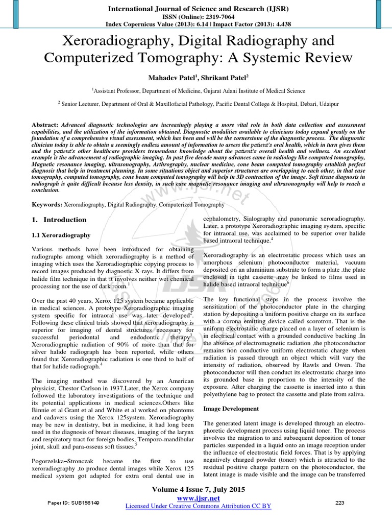 Zero Radiography PDF | PDF | Ct Scan | Charge Coupled Device