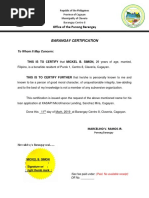 Barc Certificate | PDF