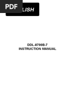 Juki DDL-7000A-7 User Manual | PDF | Ac Power Plugs And Sockets ...