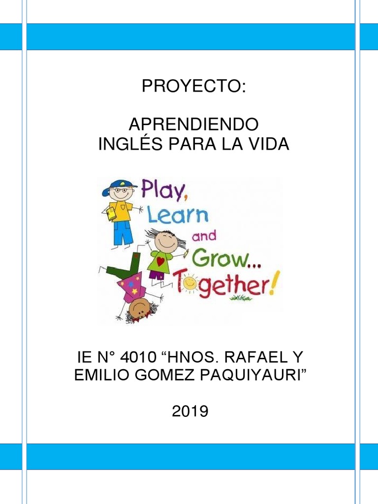 Proyecto Ingles 2019