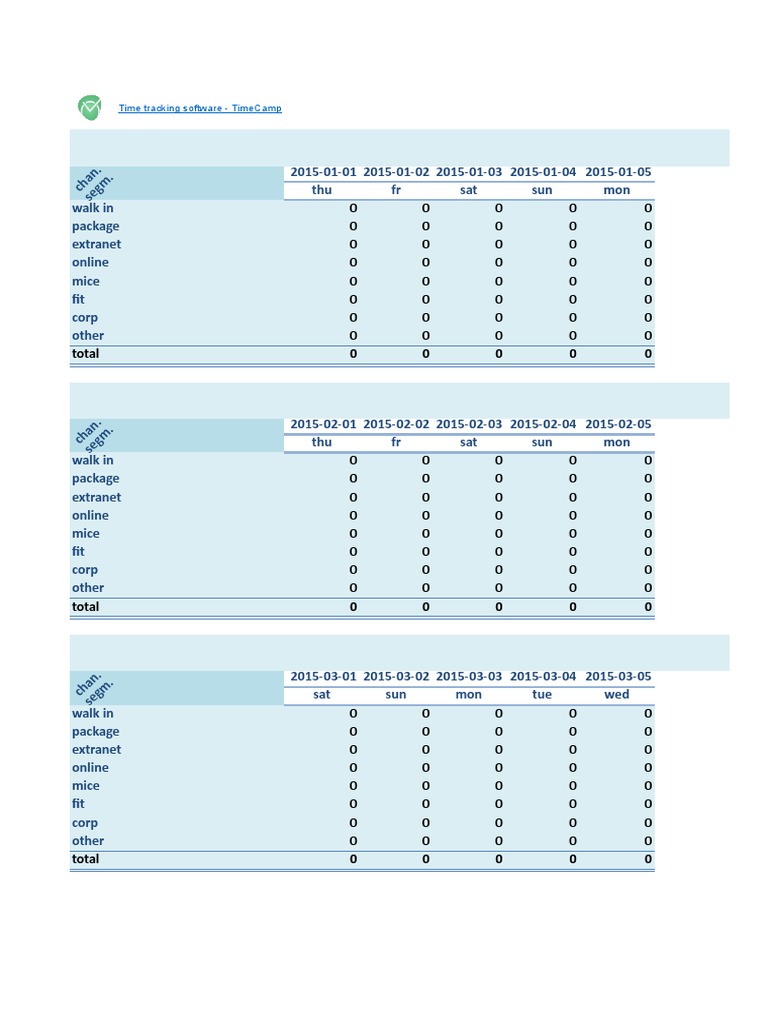 Free Excel Daily Pick Up Monthly | PDF | Business