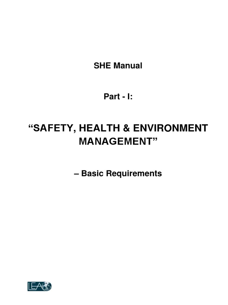 Safety Manual PDF | PDF | Occupational Safety And Health | Employment