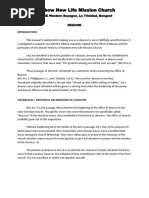 Church Protocol | PDF | David | Gospel Of Matthew