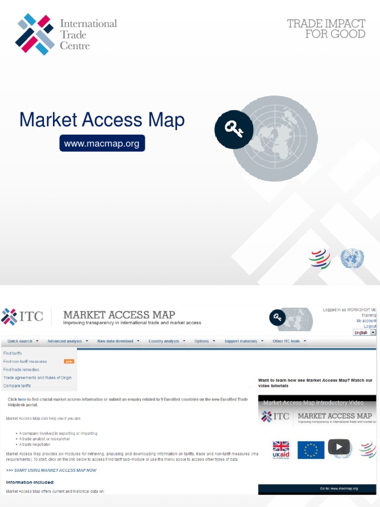 Generic Presentation - Market Access Map PDF | PDF | Dumping (Pricing ...