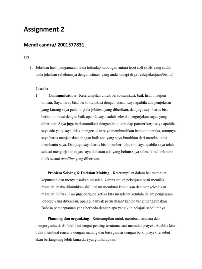 Assignment Bulan 2 | PDF