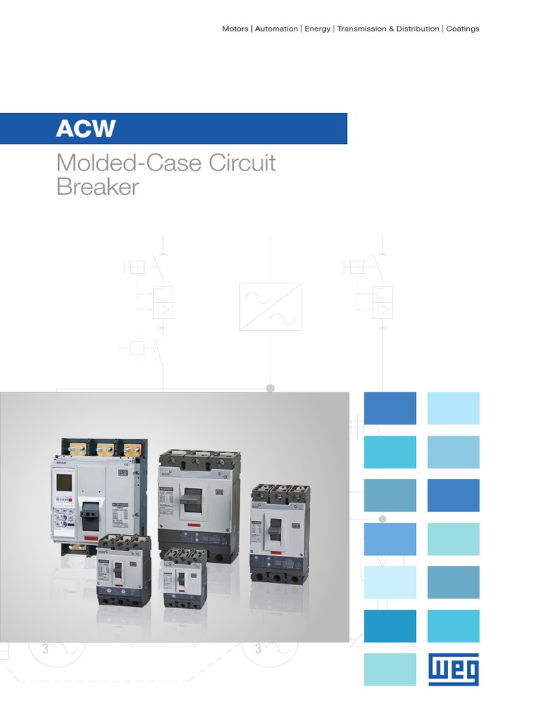 ACW Molded-Case Circuit Breakers Overview | PDF | Electric Current | Force