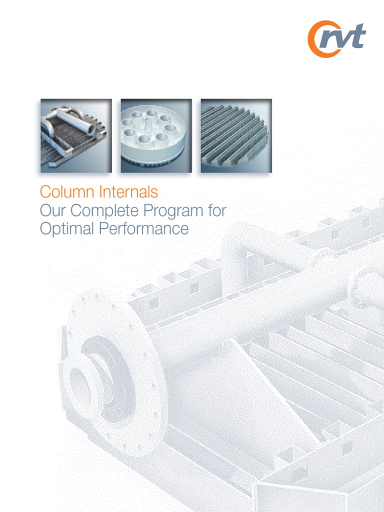 RVT Process Column Internals Overview | PDF | Gases | Liquids