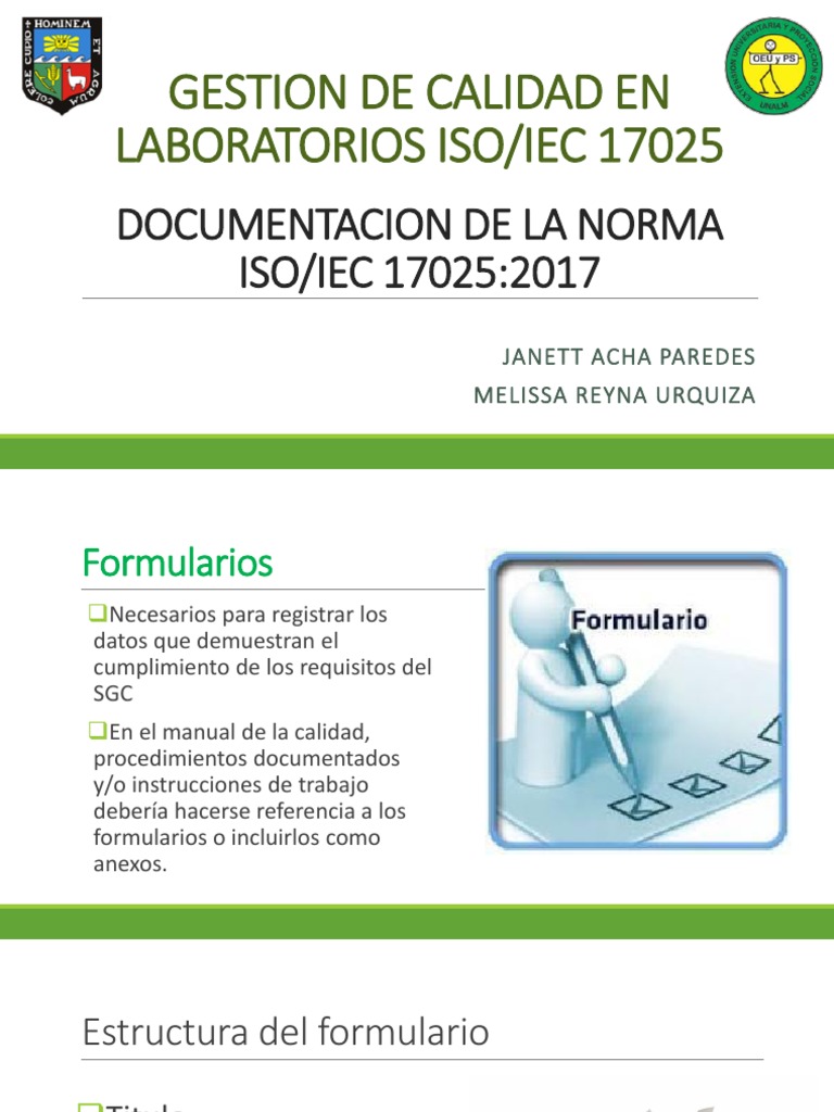 Documentación Iso 17025 2017 Ja Mu (Presentacion) Parte 03 | PDF | Gestión de la información ...
