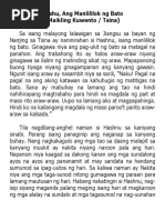 Si Hashnu Ang Manlililok NG Bato | PDF