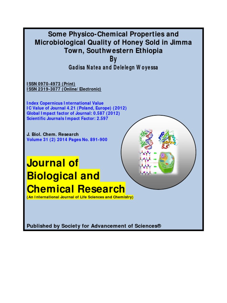 Gadisa Res | PDF | Honey | Colony Forming Unit