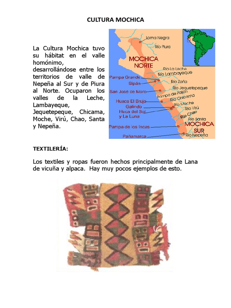Cultura Mochica: Textiles y Cerámica | PDF | Cultura (general ...