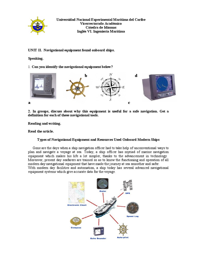 Unit II Navigational Equipment Found Onboard Ships (New Version) PDF | PDF