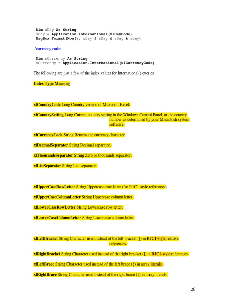 1200 Macro Examples Ebook 1 PDF | PDF | String (Computer Science) | Boolean Data Type