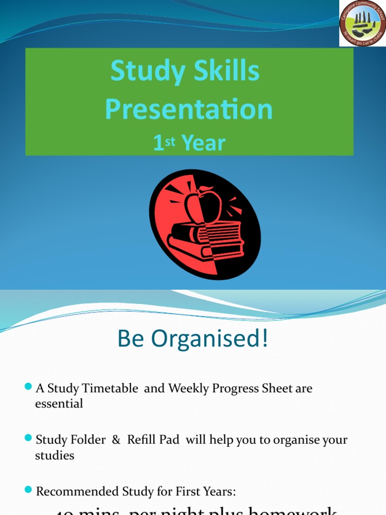 Study Skills for 1st Year Students | PDF | Milk | Memory