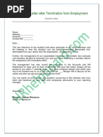 Show Cause Letter Template | PDF